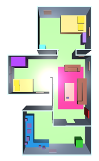 SceneCraft: Layout-Guided 3D Scene Generation